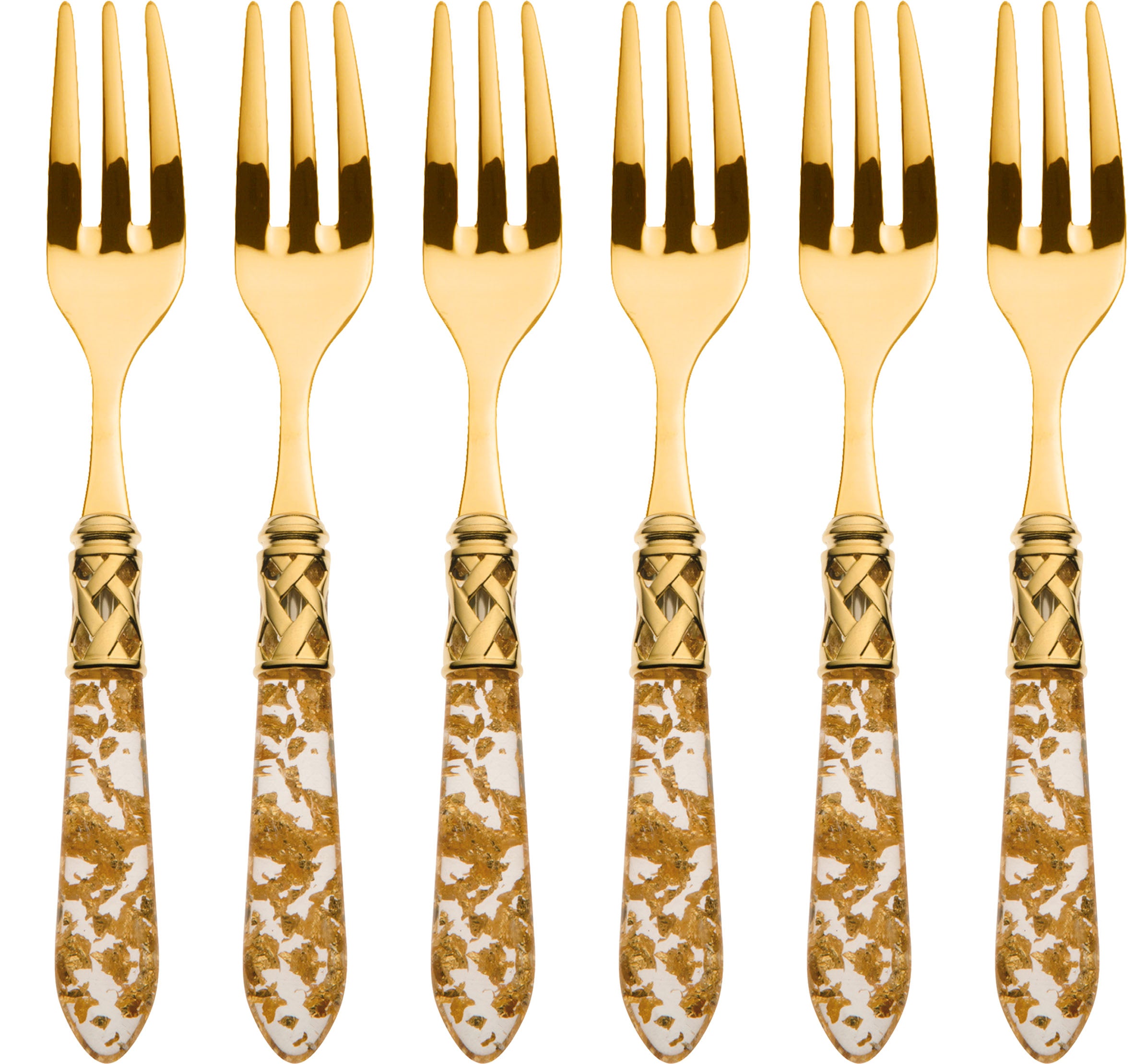 Aladdin Gold Cutlery by Casa Bugatti on Luxxdesign.com