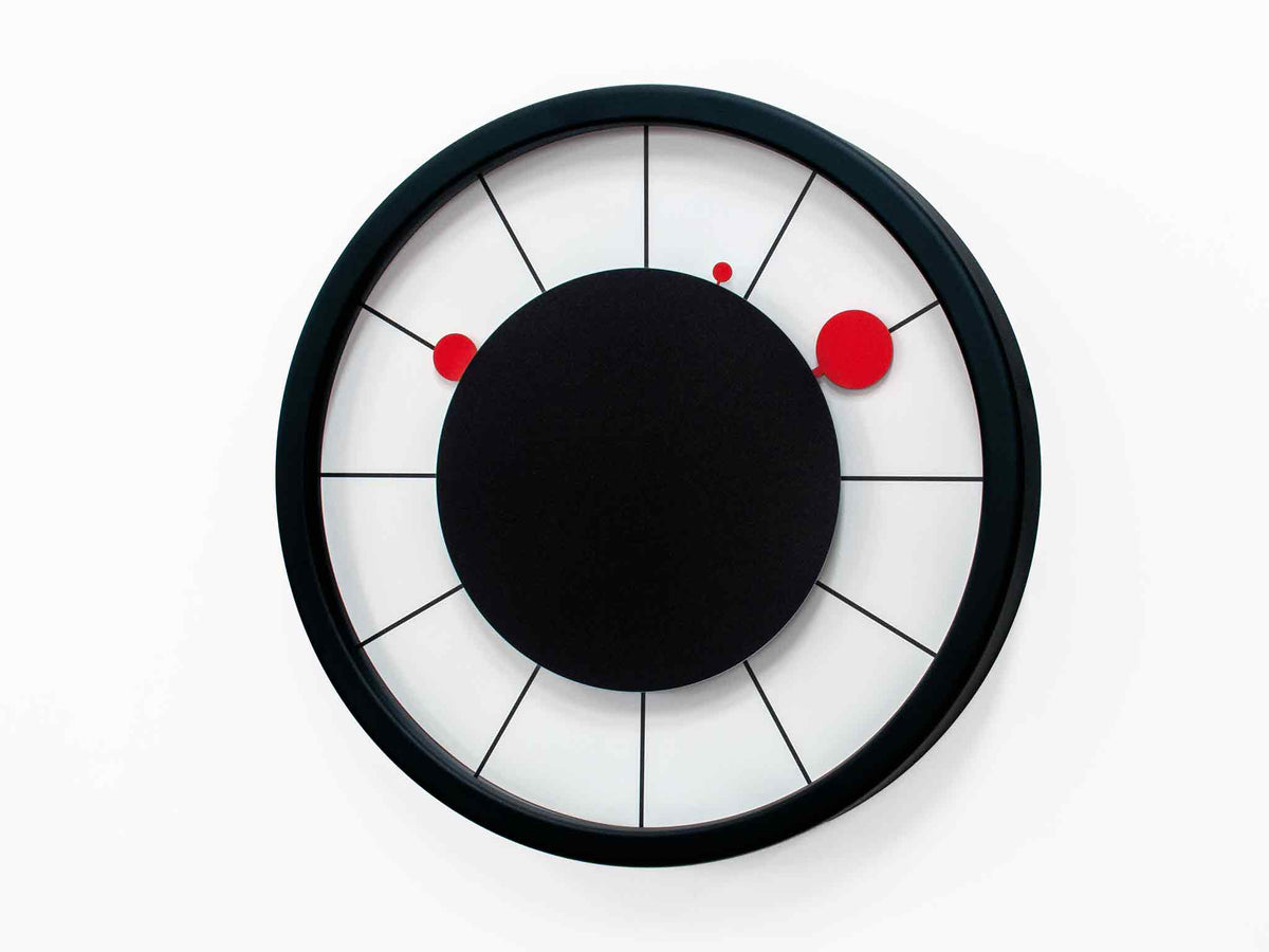 Roulette clock big by Progetti on Luxxdesign.com