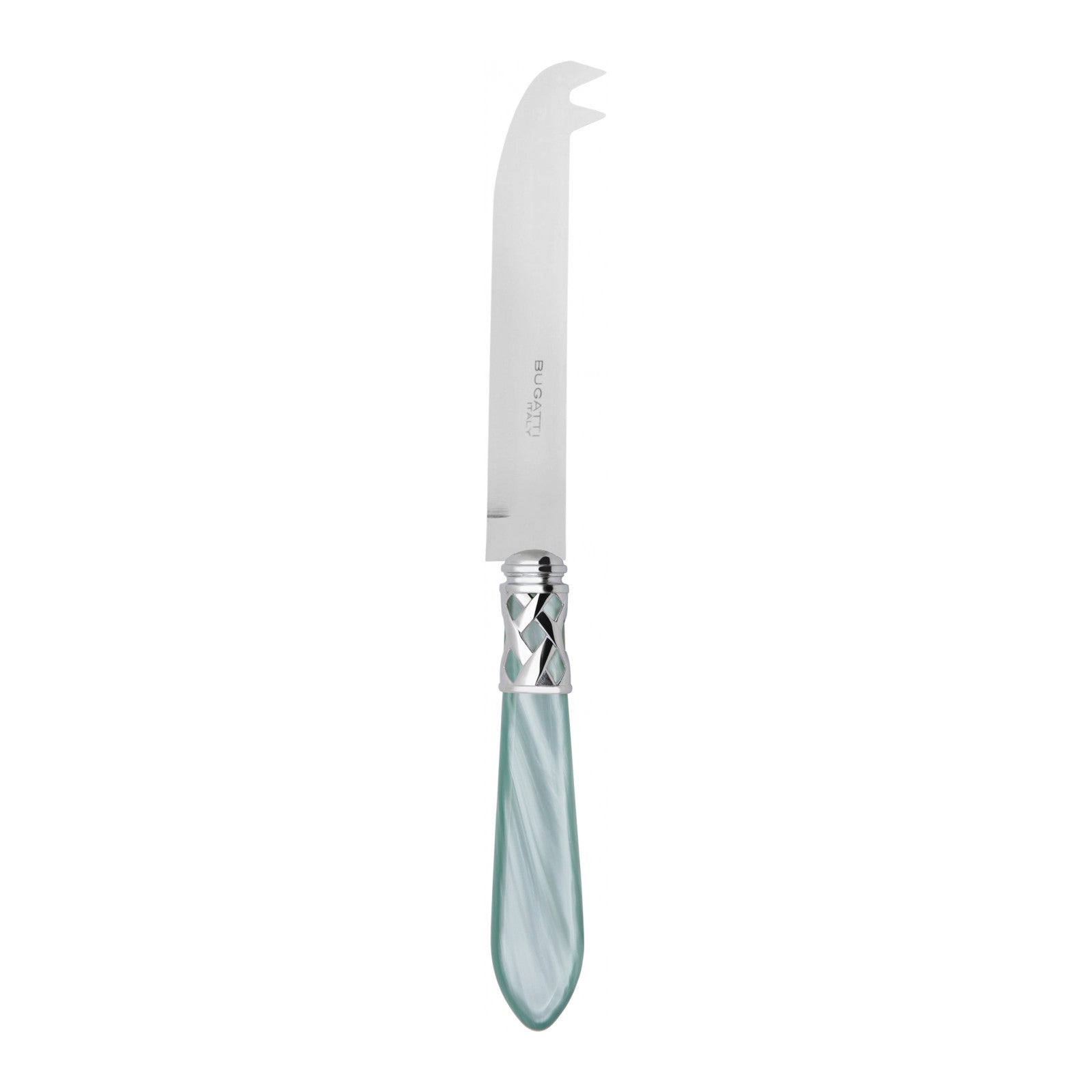 Aladdin Chrome Ring Cheese Knife by Casa Bugatti on Luxxdesign.com