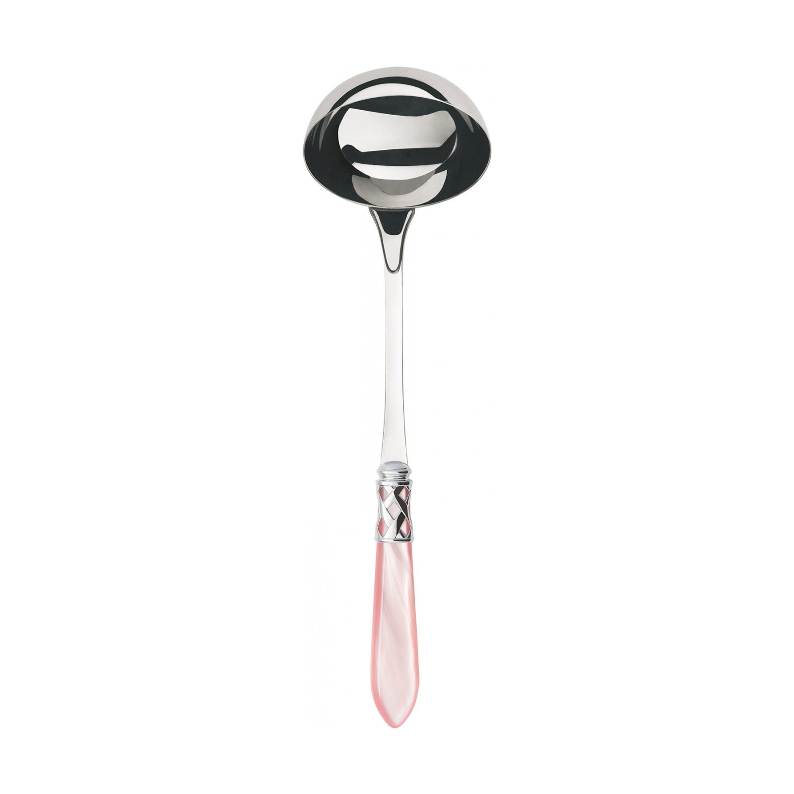 Aladdin Chrome Ring Soup Ladle by Casa Bugatti on Luxxdesign.com
