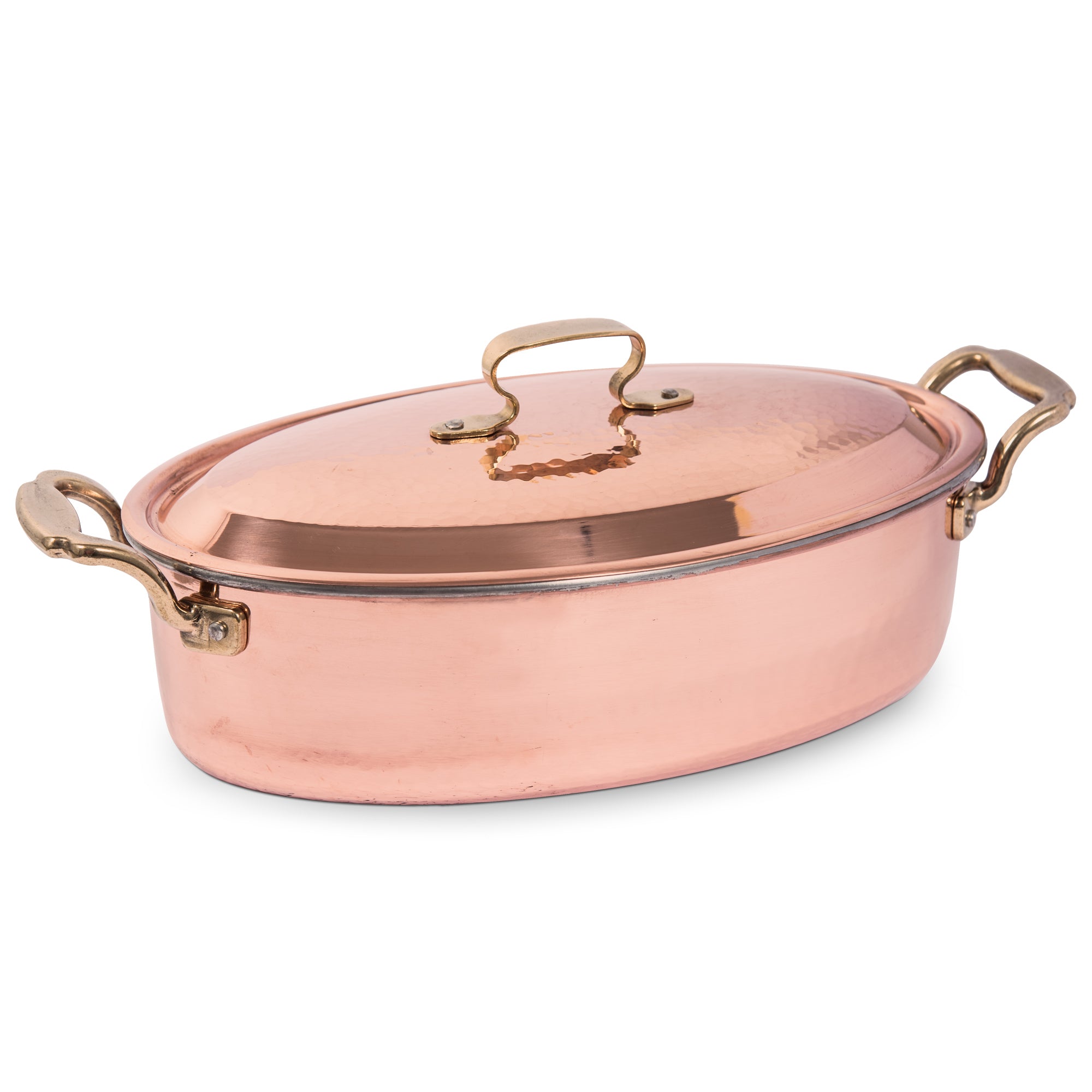 Copper Oval Casserole by Tanucci on Luxxdesign.com