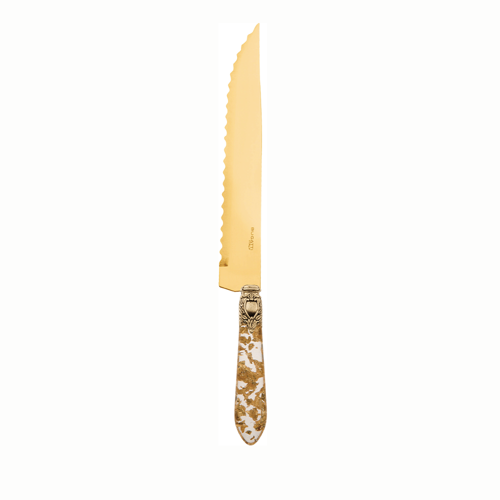 Oxford Antique Gold Roast Carving Knife by Casa Bugatti on Luxxdesign ...