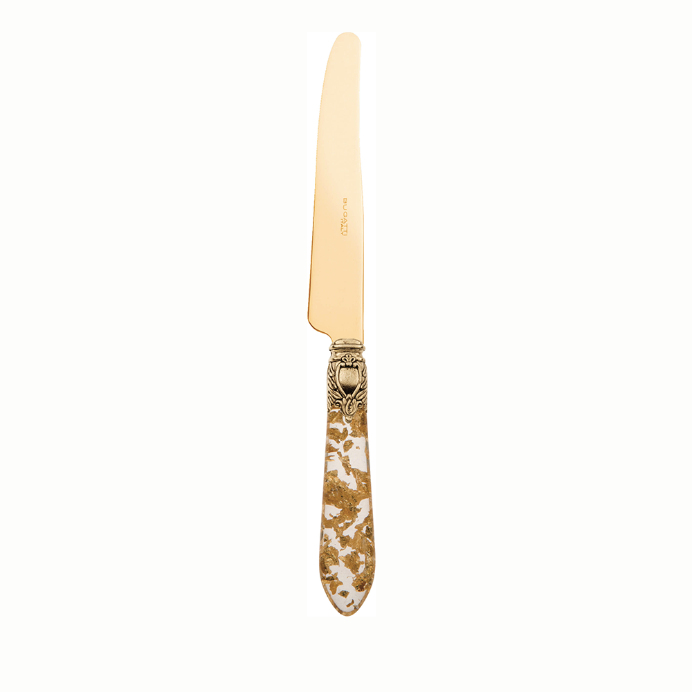 Oxford Antique Gold Table Knives by Casa Bugatti on Luxxdesign.com