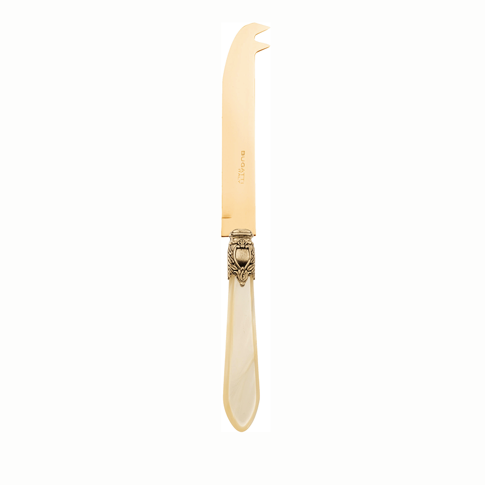 Oxford Antique Gold Cheese Knife by Casa Bugatti on Luxxdesign.com