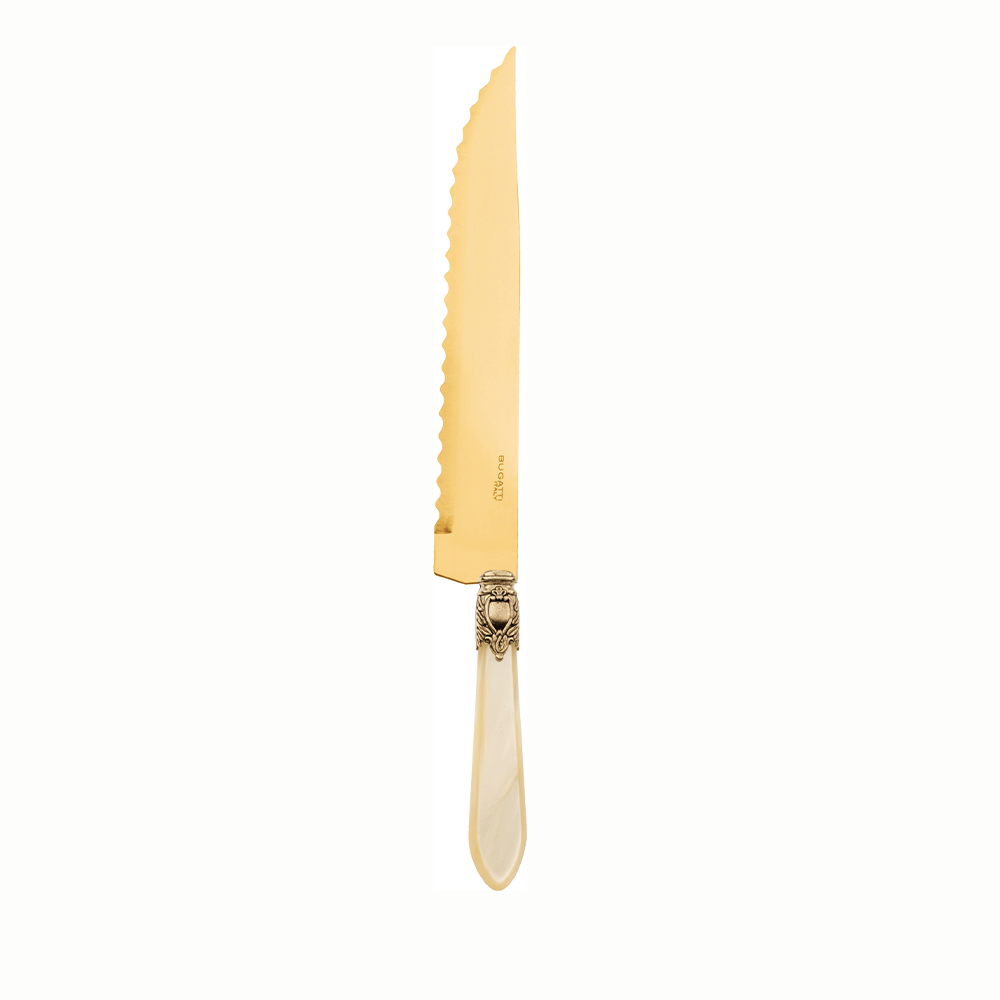 Oxford Antique Gold Roast Carving Knife by Casa Bugatti on Luxxdesign ...