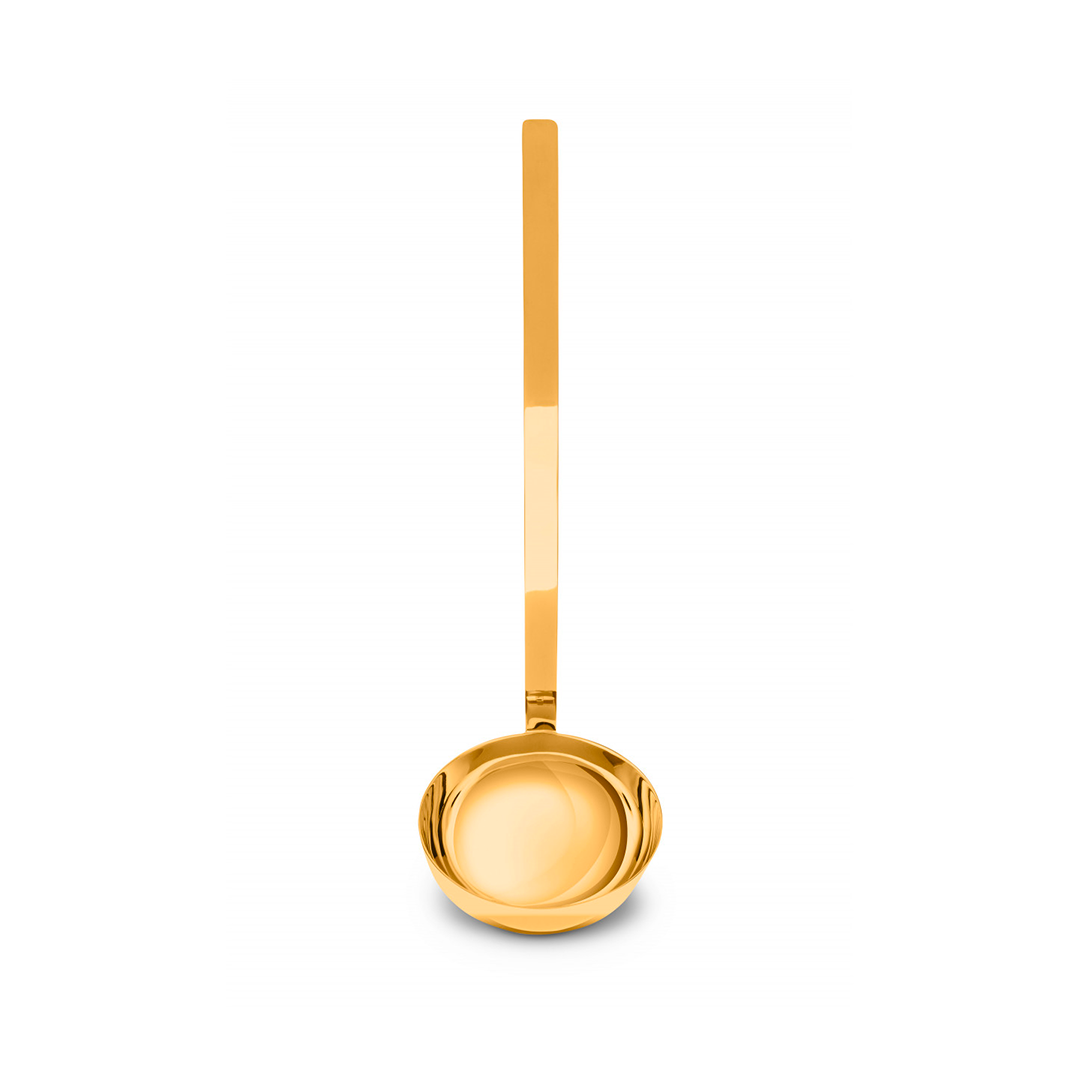 Stile Pininfarina gold ladle by Mepra on Luxxdesign.com