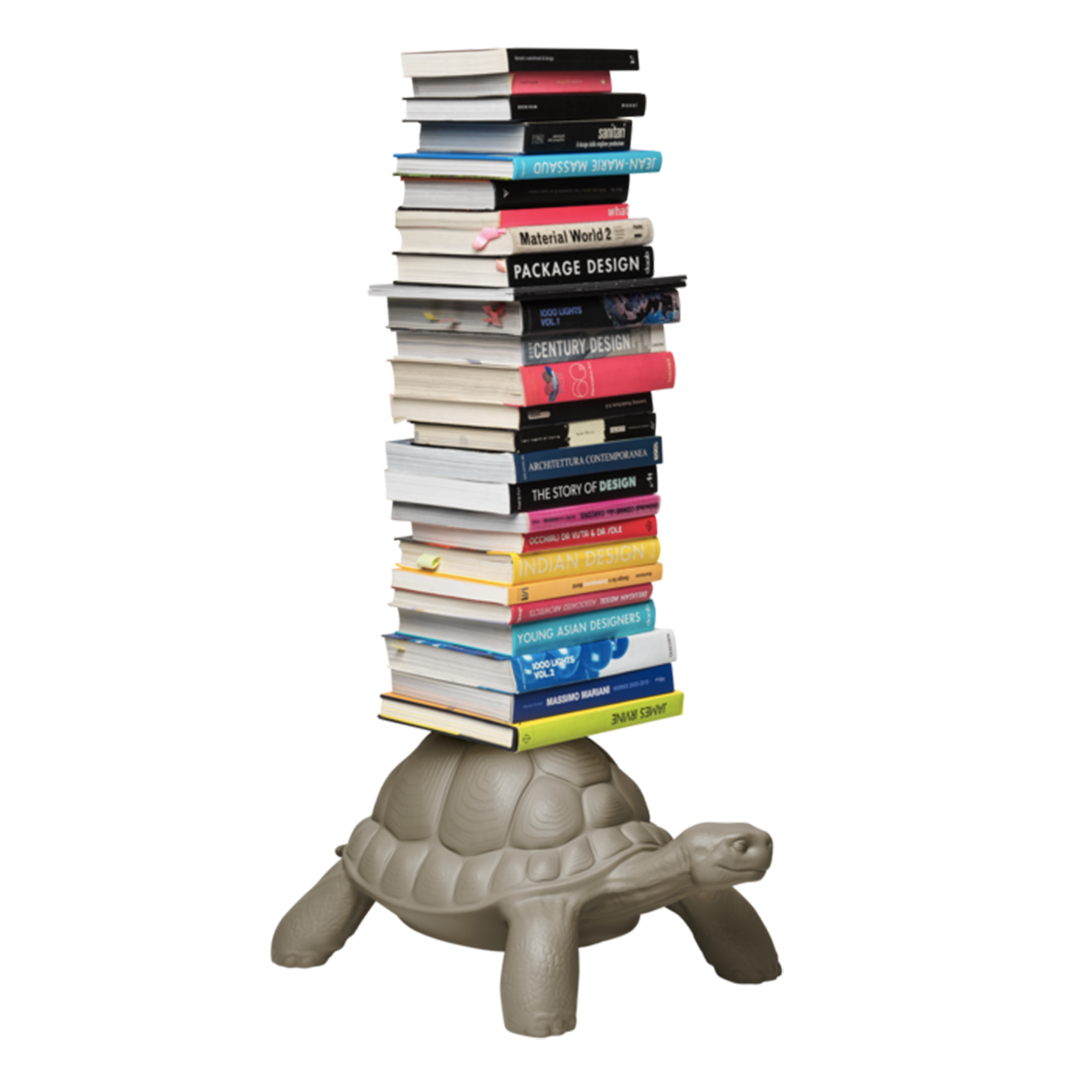 Turtle Carry bookcase by Qeeboo on Luxxdesign.com