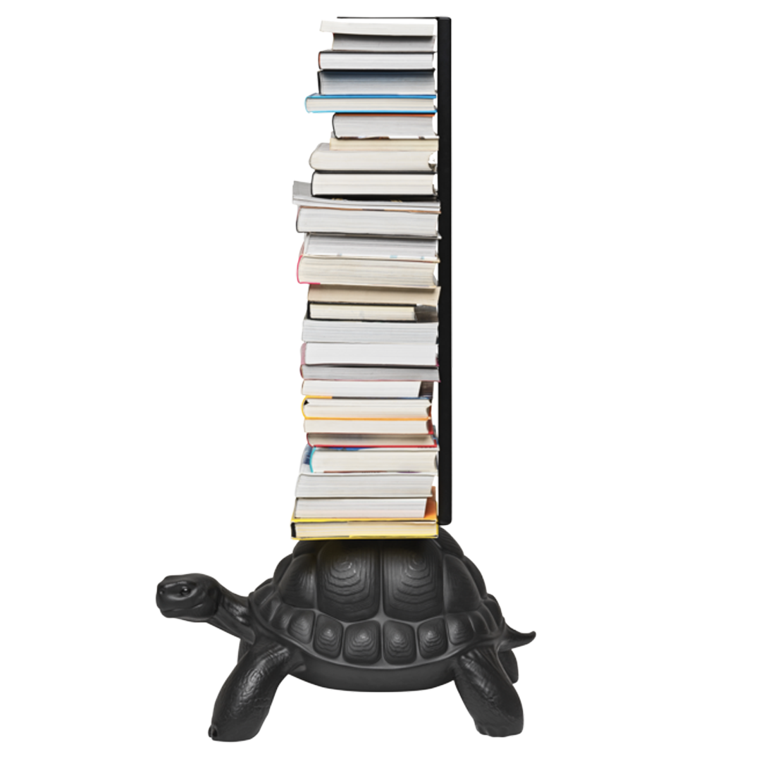 Turtle Carry bookcase by Qeeboo on Luxxdesign.com