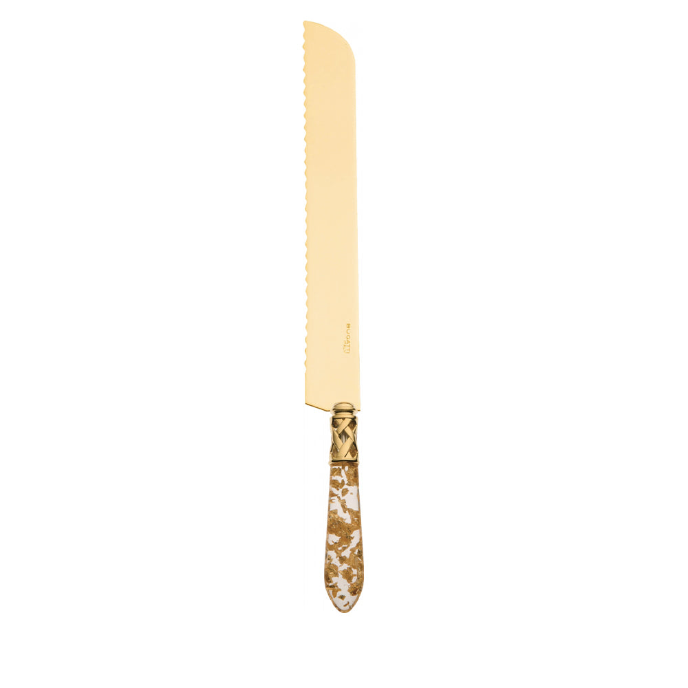 Aladdin Gold Bread Knife by Casa Bugatti on Luxxdesign.com