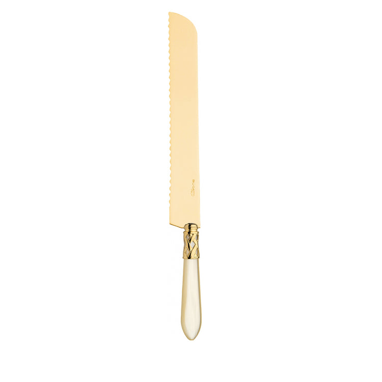 Aladdin Gold Bread Knife by Casa Bugatti on Luxxdesign.com